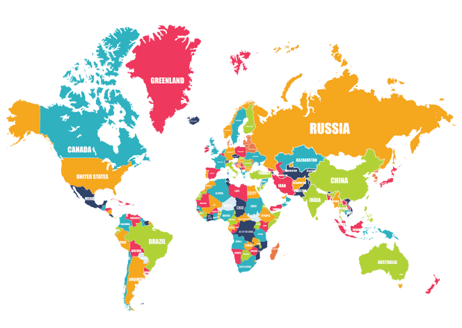 World Map English Language Maps Mania: Mapping The World's Languages